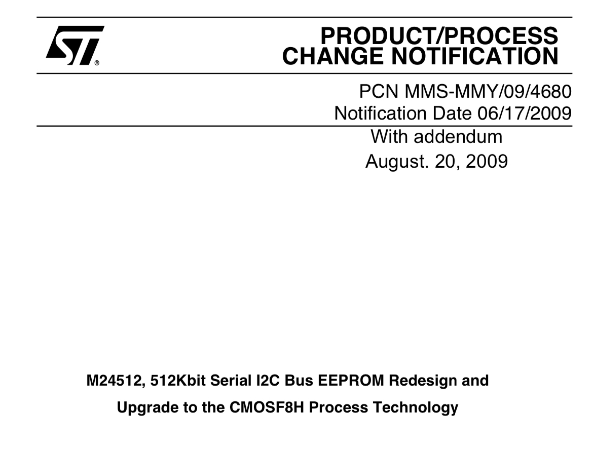 Solved: M24512-W - STMicroelectronics Community