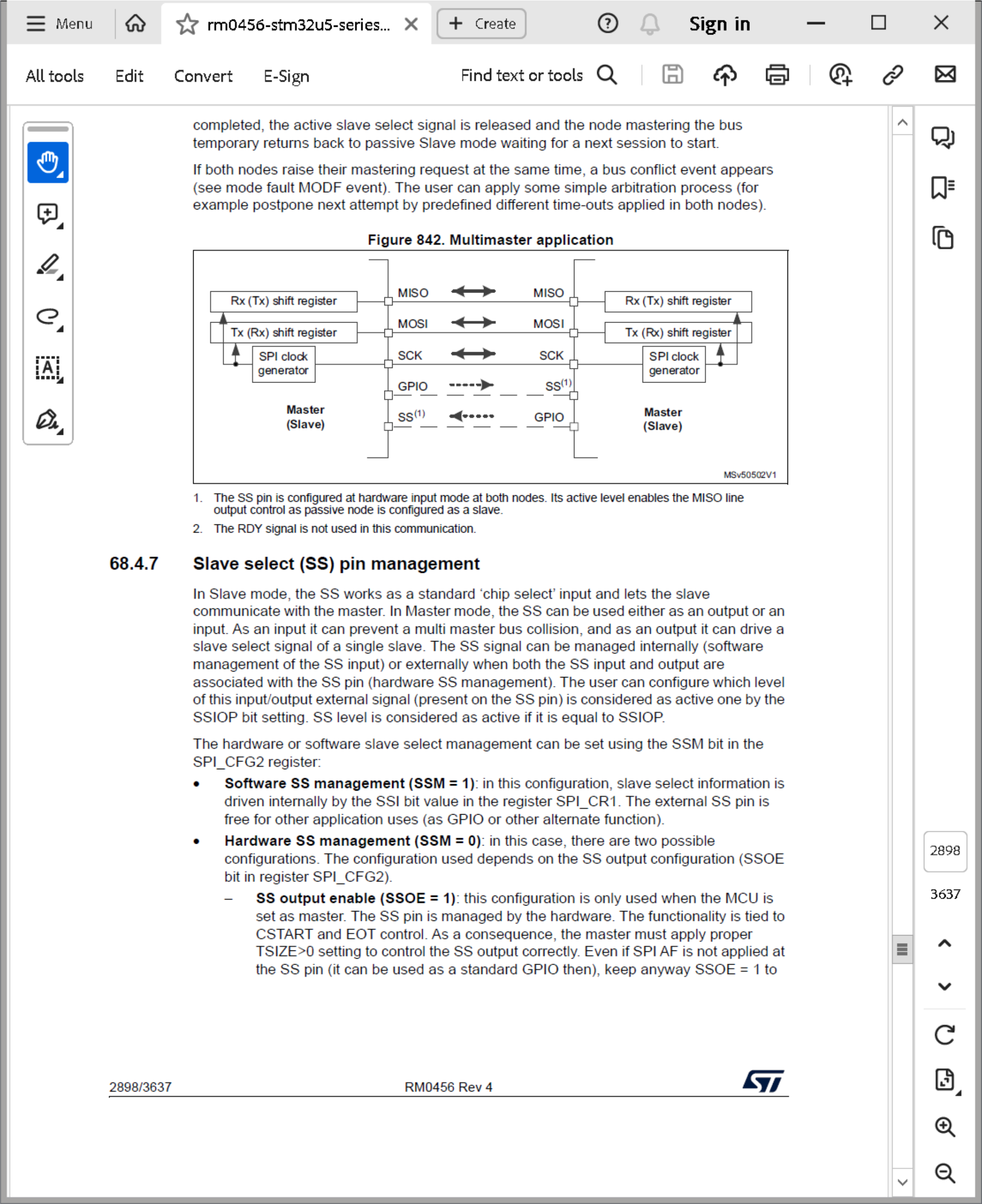 Solved: SPI communication with 3 wire display - STMicroelectronics Community