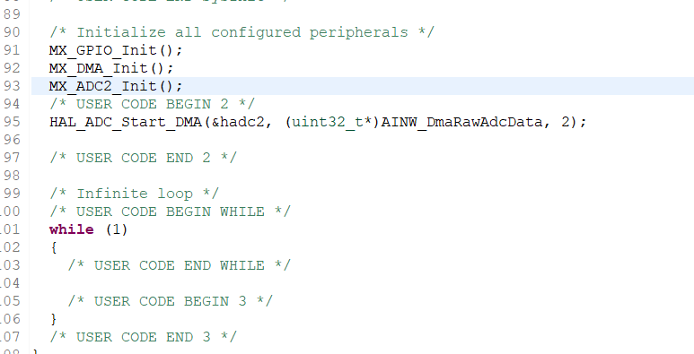 Stm32f303r8t6 Adc Dma Not Working Stmicroelectronics Community 7309
