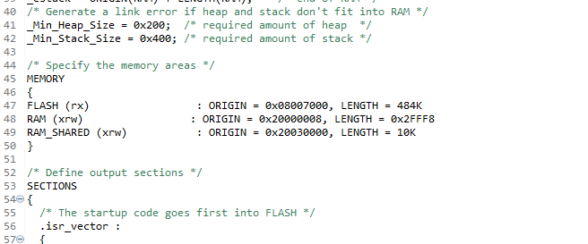 Stm32 Wb55rgv6 Ota Firmware Update Project Error Stmicroelectronics