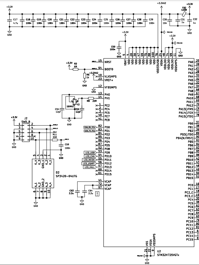 Solved Stm32 Vcap Pin Problem Stmicroelectronics Community
