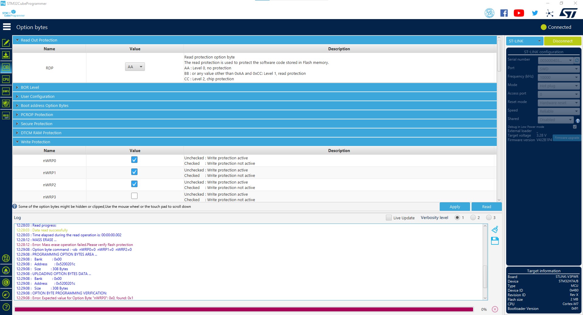 Solved: Updated STM32CubeIDE, can't find device on target ... Solved: Updated STM32CubeIDE, can't find device on target ...