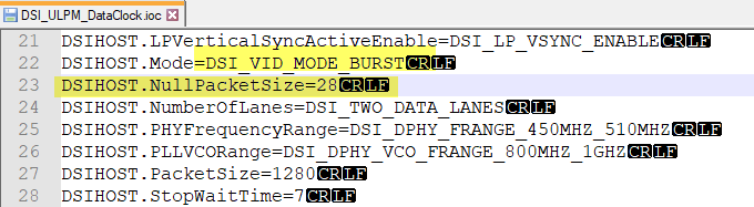 Null Packet Size is not visible in CubeMX Gui - STMicroelectronics Community