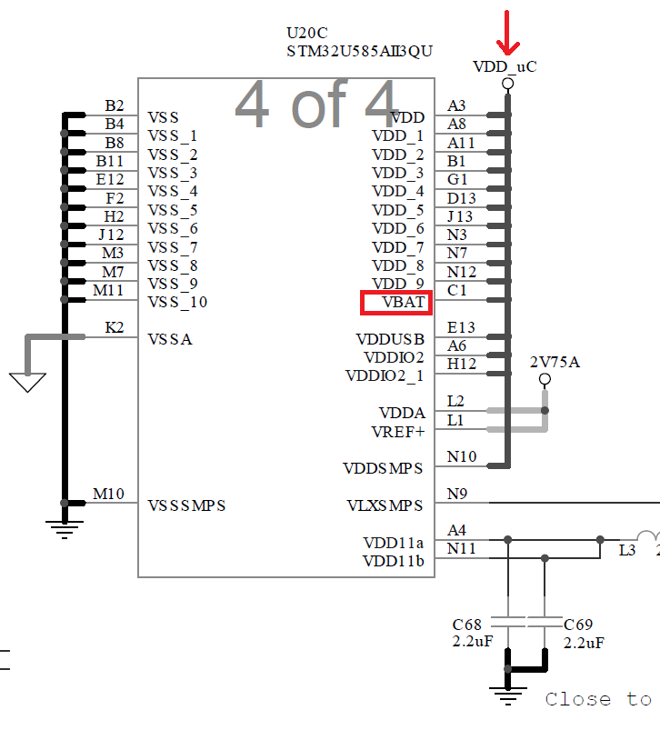 Solved Vbat On Rtc Stmicroelectronics Community