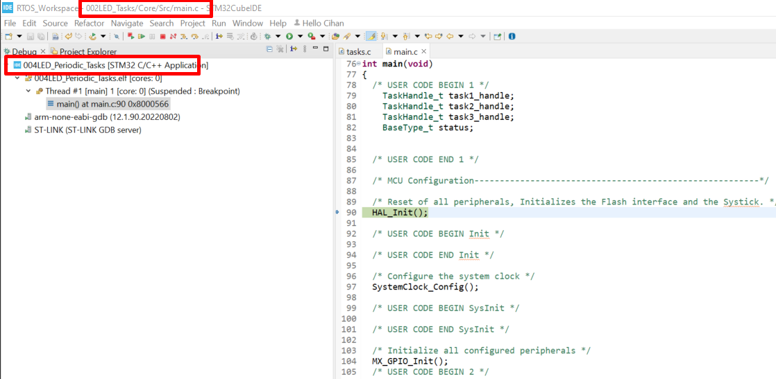 When I Copied Project And Rename It The Debug Sti Stmicroelectronics Community 