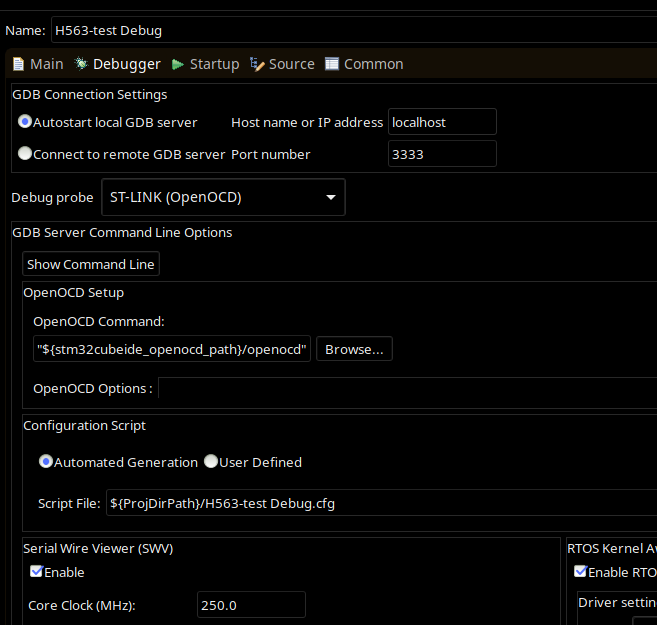 When I Copied Project And Rename It The Debug Sti Stmicroelectronics Community