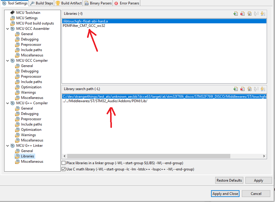 Solved: Third Party library - STMicroelectronics Community