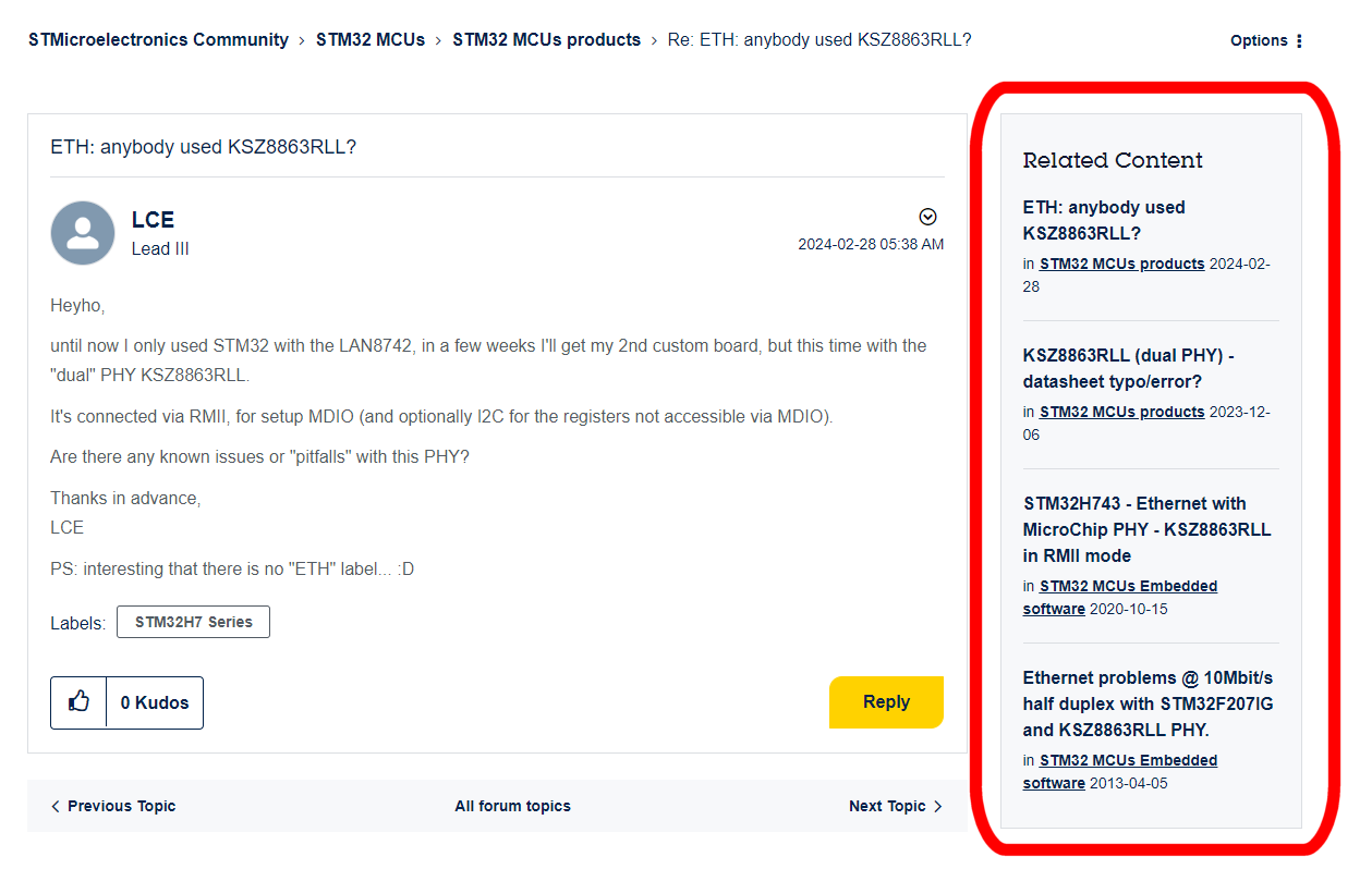Solved: ETH: anybody used KSZ8863RLL? - Page 2 - STMicroelectronics Community
