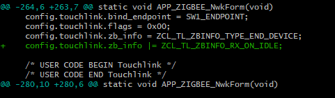 stm32wb55: Zigbee - Touchlink Initiator as Sleepy ...