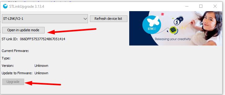Solved: ST Link connection issue - STMicroelectronics Community