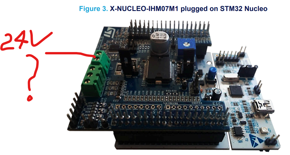 X-NUCLEO-IHM07M1 Voltage - STMicroelectronics Community