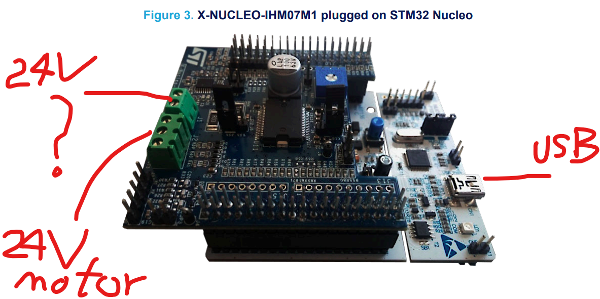 X-NUCLEO-IHM07M1 Voltage - STMicroelectronics Community