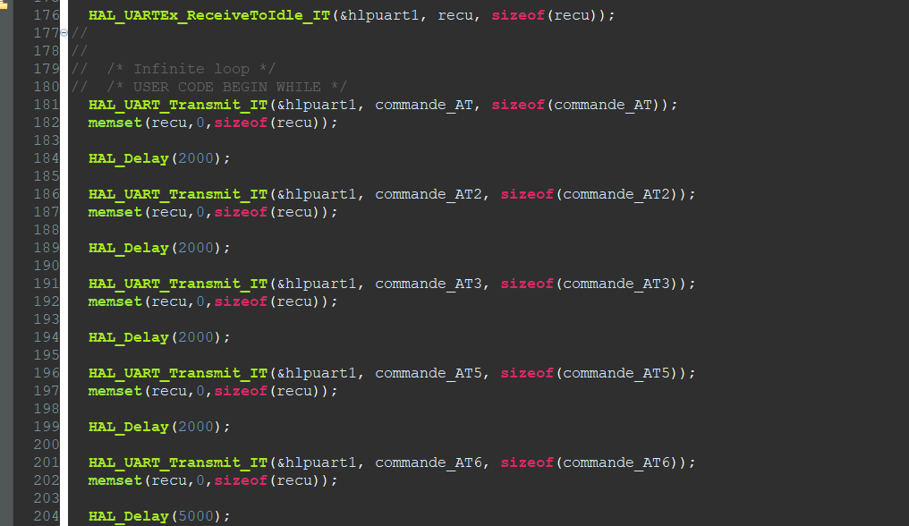 Solved: LPUART can't display a large message - STMicroelectronics Community