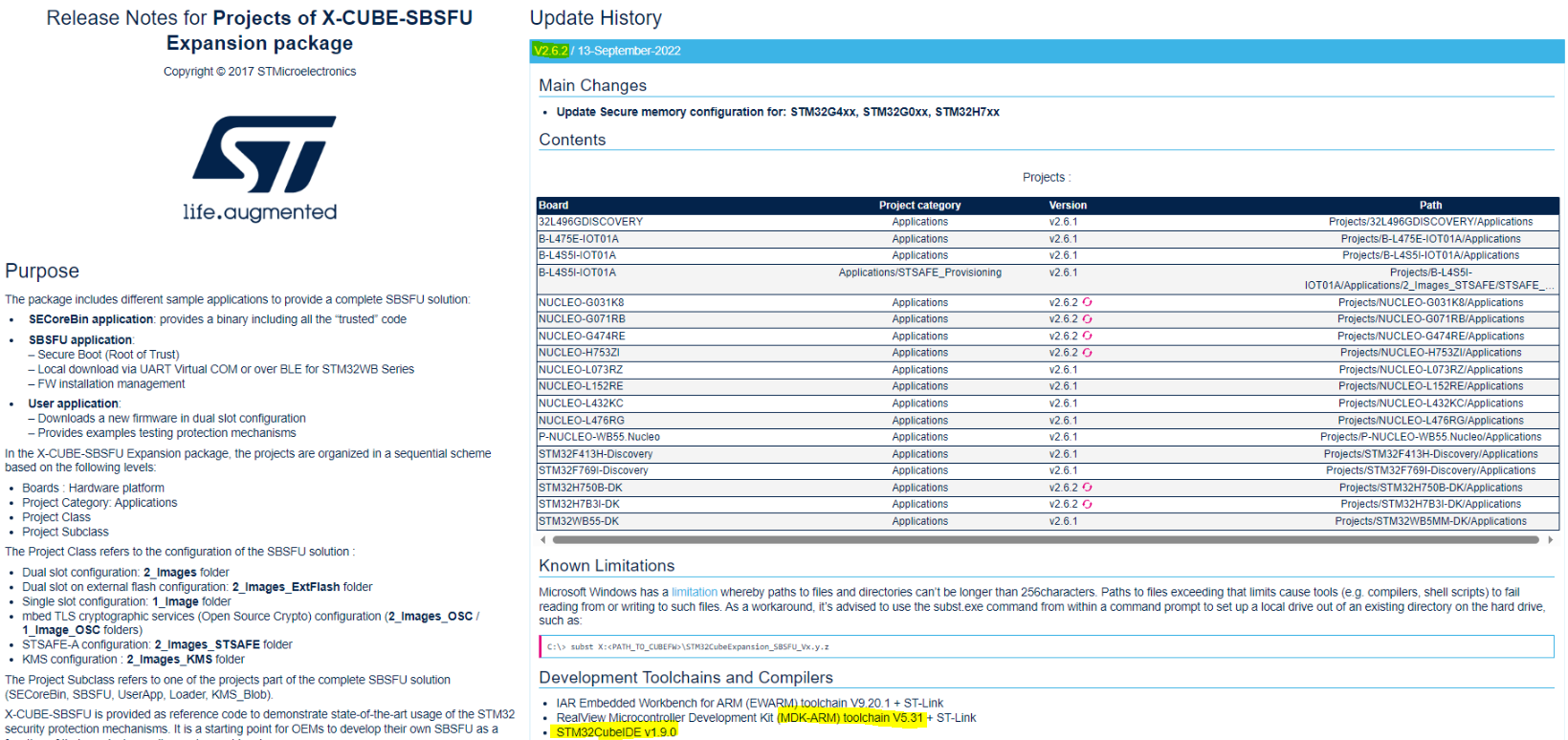 Solved Sbsfu File Missing Error Bin File Of Secorebin In Stmicroelectronics Community 0390