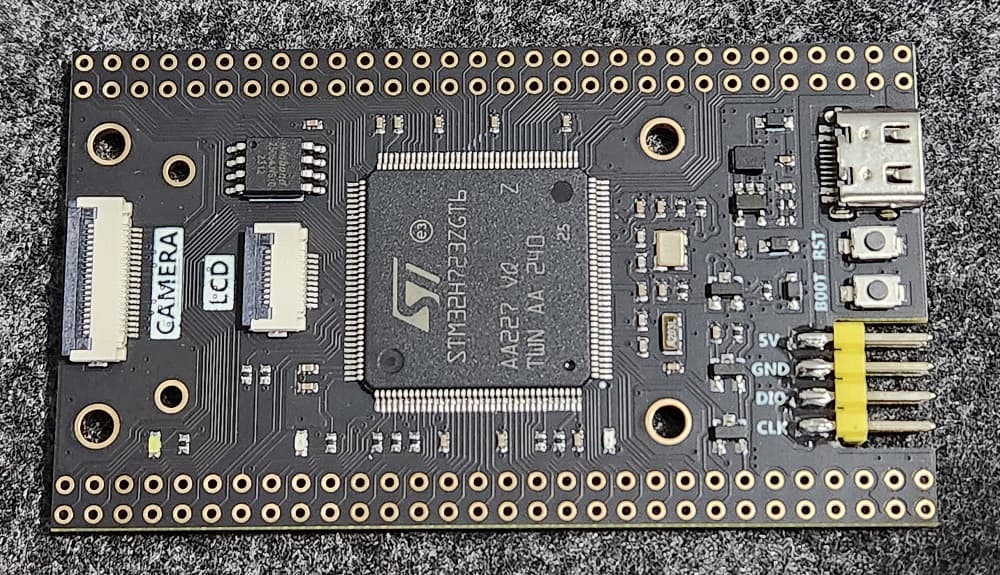 Solved: Camera and LCD modules for stm32h723 mini core dev... - STMicroelectronics Community