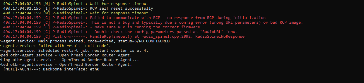 Solved: the otbr-agent is not running with stm32wb as RCP - STMicroelectronics Community