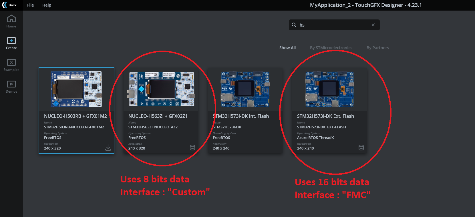 Getting started with TouchGFX and bringing up a bo... - STMicroelectronics Community