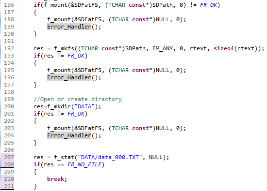 Solved: FATFS: f_stat returns FR_NO_FILE - STMicroelectronics Community
