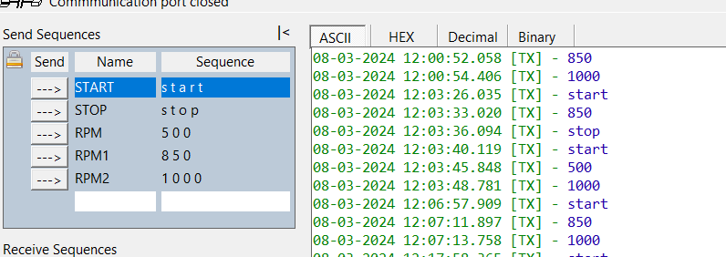 UART 4 bit numeric value communication - STMicroelectronics Community