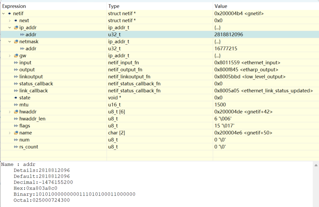 LWIP Raw API connection to a server aborted after ...