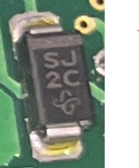 Please can you help me identify this diode - STMicroelectronics Community