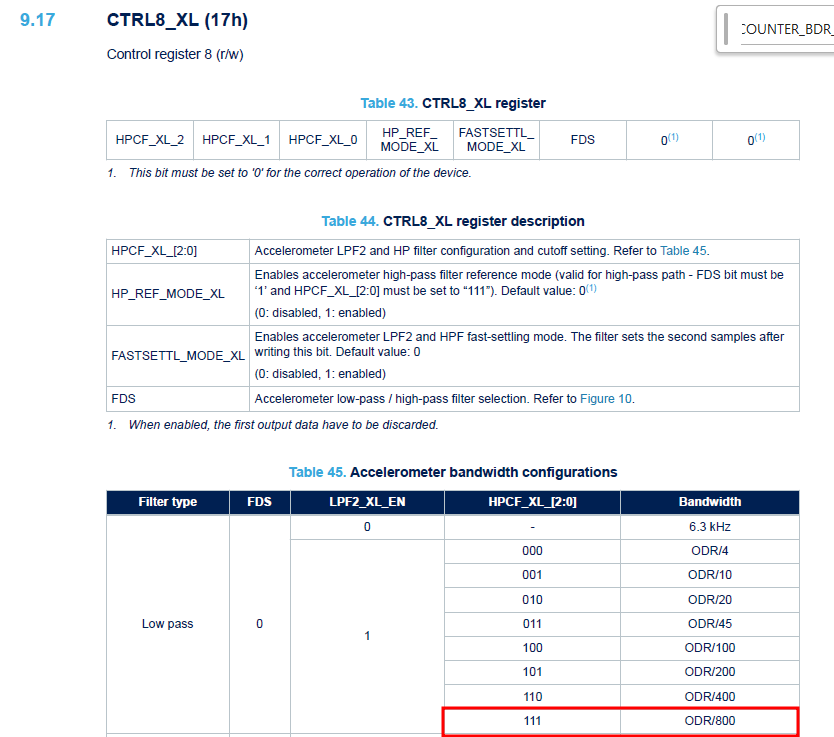 [iis3dwb] Read sensor data without loss. - STMicroelectronics Community
