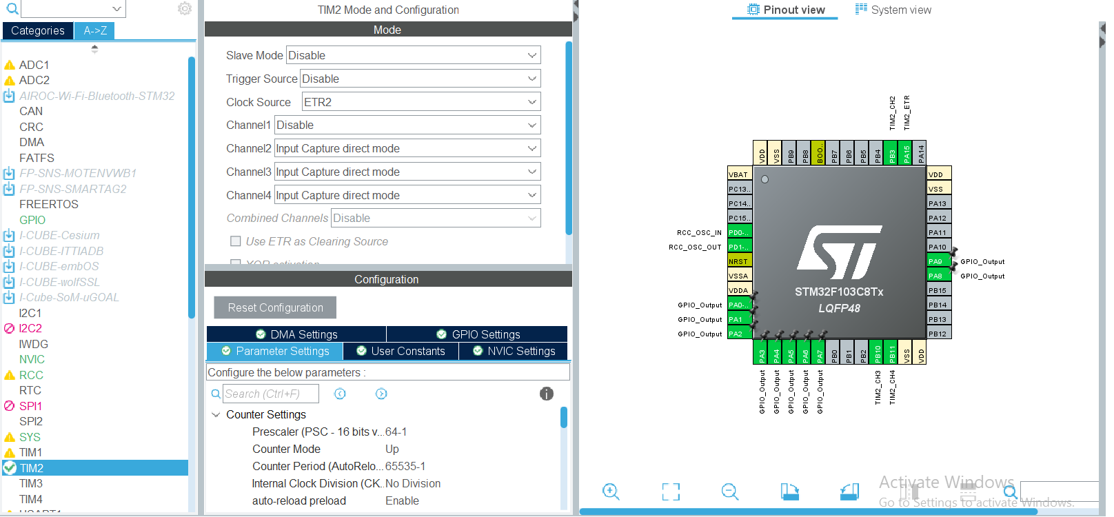 Solved Configure Stm32 Timer As A Counter Of A Rpm Of A R 9782
