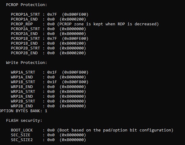 Program Option Bytes Safely In Stm32 Mcu Stm32g0 Stmicroelectronics Community
