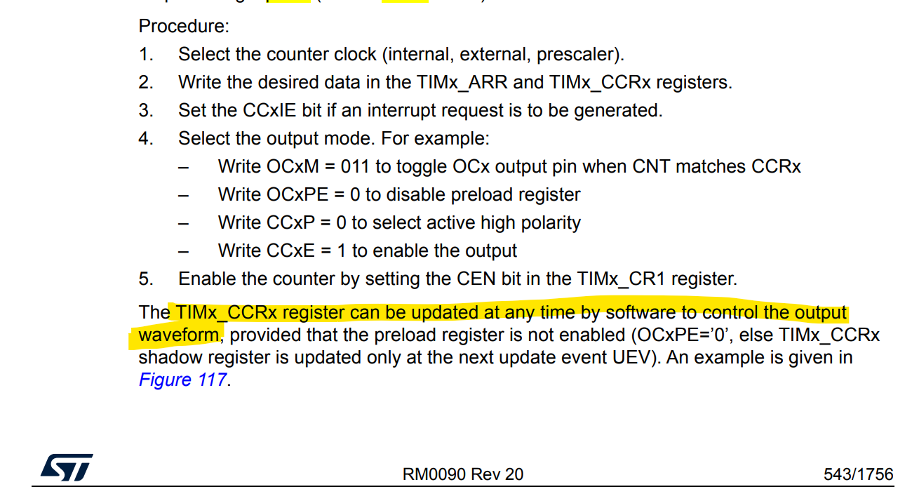 Solved Pwm Register Of Timer Stmicroelectronics Community 