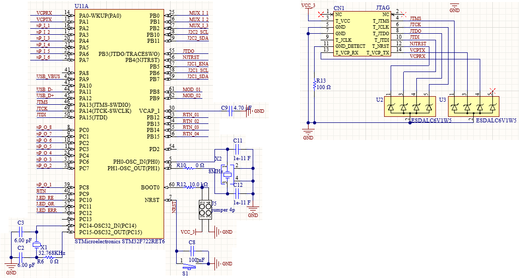 Electronic design for JTAG/SWD - STMicroelectronics Community