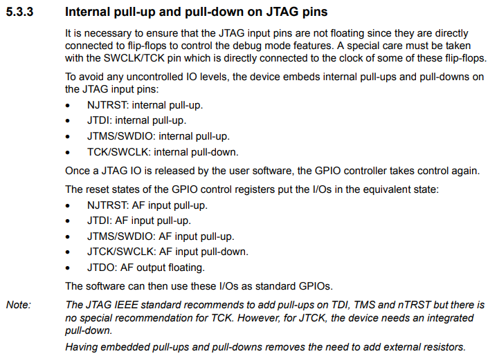 Electronic design for JTAG/SWD - STMicroelectronics Community