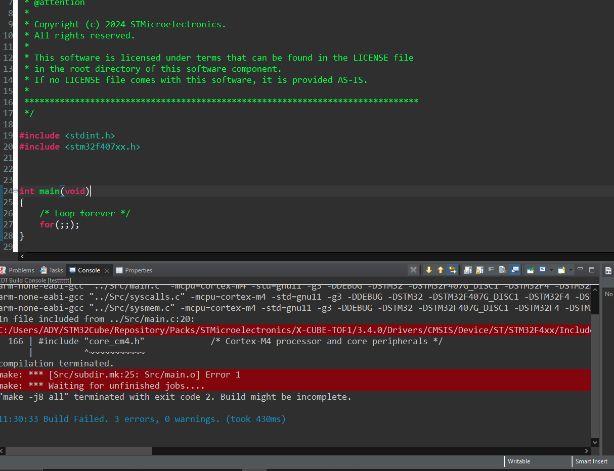Solved Stm32cubeide Cant Add Library To Project File Stmicroelectronics Community 8532