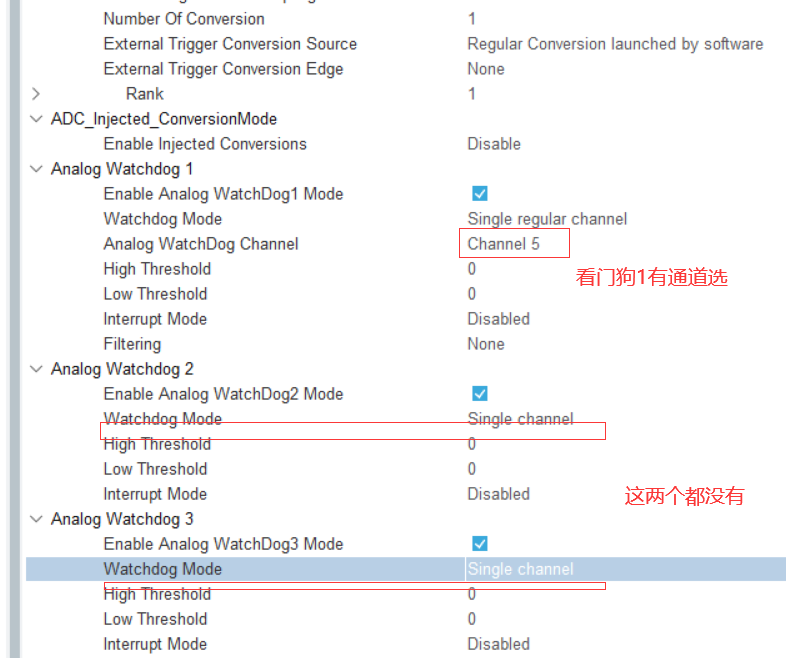 Solved: How to configure STM32G474’s ADC Analog Watchdog2、... - STMicroelectronics Community