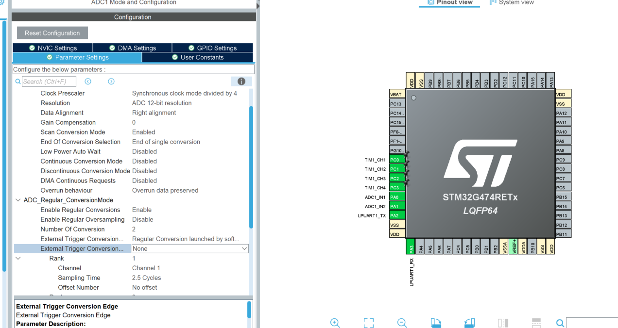 Solved How To Read Adc Without Dma Stmicroelectronics Community 