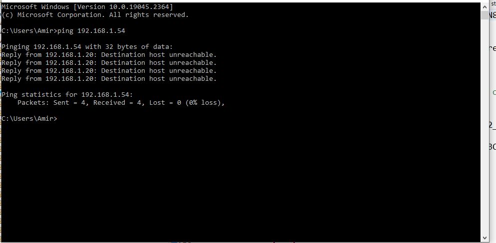 ethernet ping error - STMicroelectronics Community