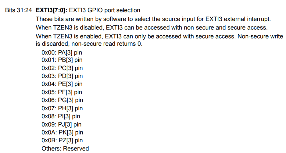 Solved Exti Interrupt Conflict Stmicroelectronics Community 