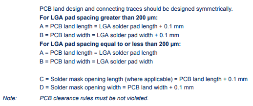 LPS25HBTR_Recommended Land pattern - STMicroelectronics Community