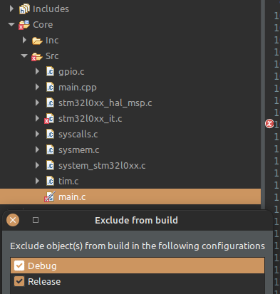 Solved: CubeIDE doesn't compile C++ files - STMicroelectronics Community