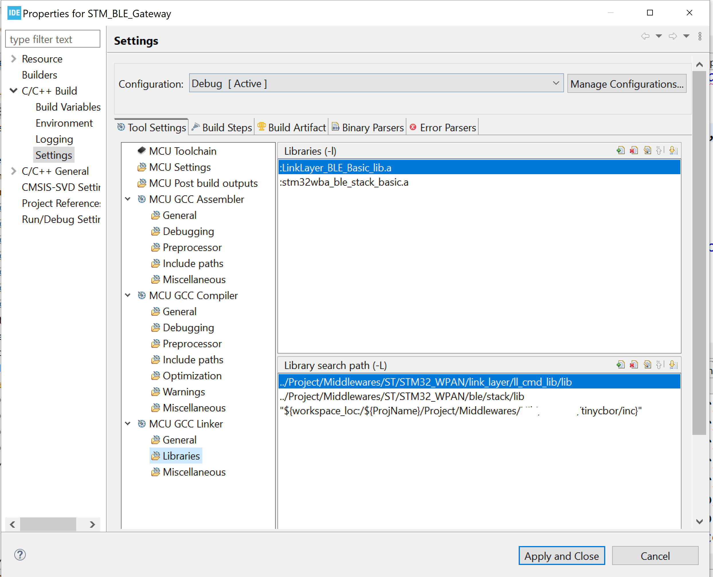 Problem With Third Party Library Integration Stmicroelectronics Community 6113