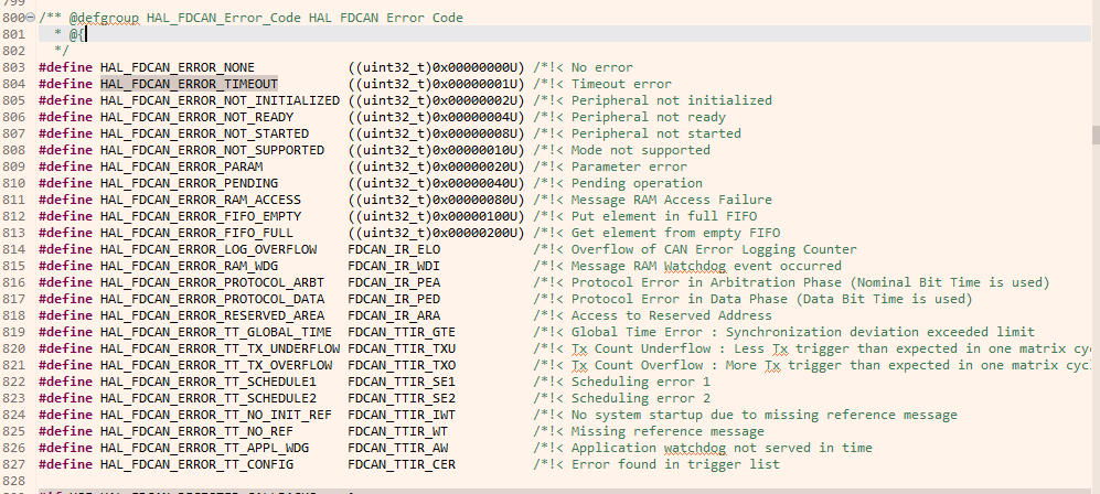 Solved Error In Sending Message With Fdcan On Stm32h735g Stmicroelectronics Community