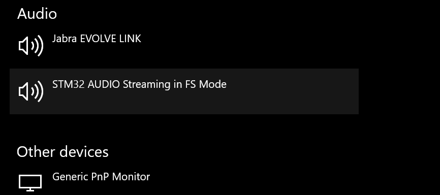 Solved: X CUBE USB AUDIO not recognized as audio device - STMicroelectronics Community