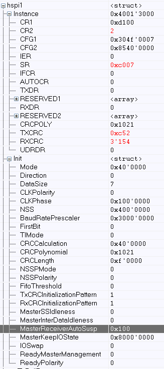 Stm32u585 Spi Crc Issue Stmicroelectronics Community