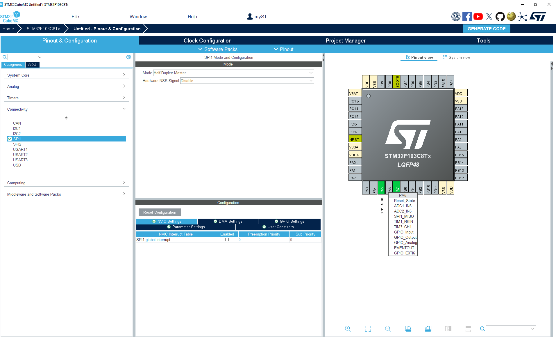 Stm32f103c8t6 Enables Spi1 But Does Not Use Miso Stmicroelectronics Community 0344