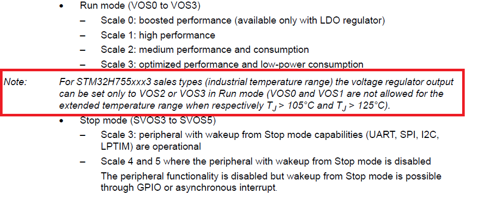 Solved: Power Regulator Voltage scaling and SysClock issue - STMicroelectronics Community