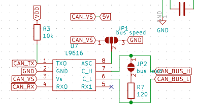Solved: STM32F303 and L9616 CAN transceiver - STMicroelectronics Community
