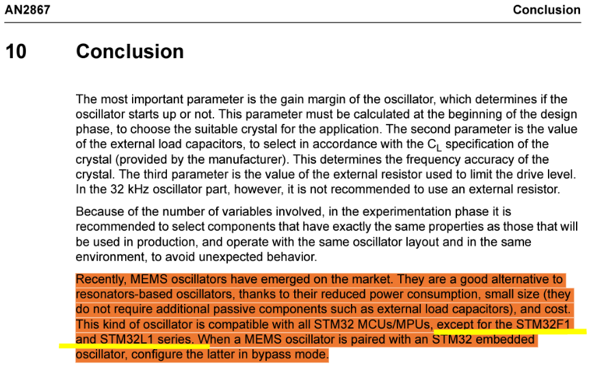 Mems Oscillators Not Compatible With Stm32f1 And S Stmicroelectronics Community 
