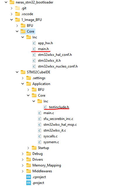 Cubeide Ignoring Include Path Stmicroelectronics Community