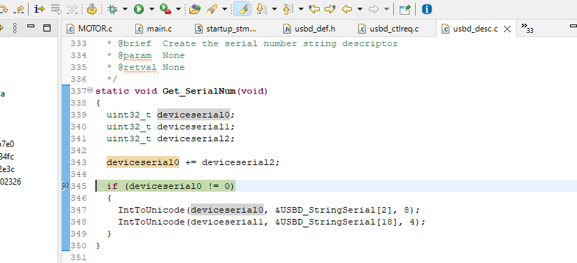 Usb Vcp Getserialnum Stmicroelectronics Community 