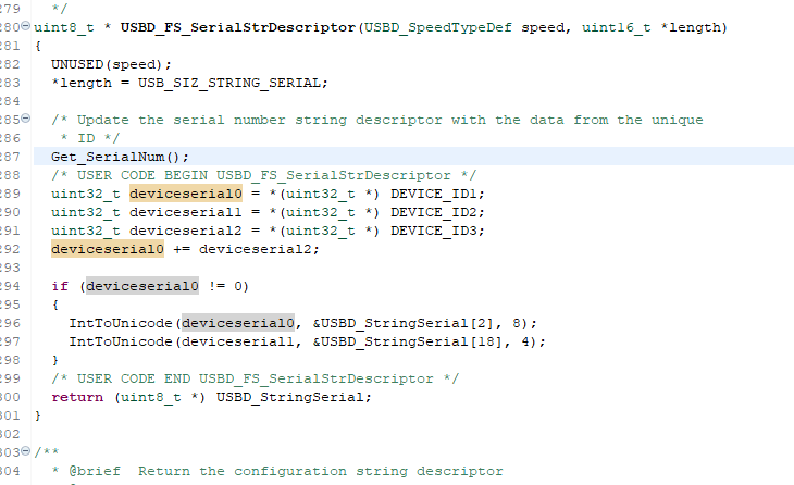 Usb Vcp Getserialnum Stmicroelectronics Community 