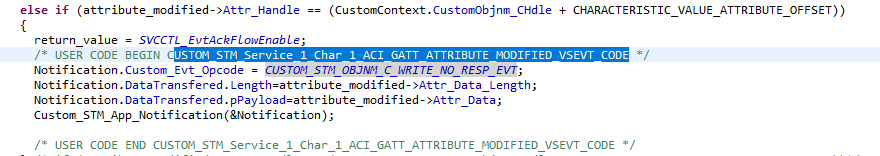 Solved Receiving Data From Ble Stm32wb Series Ble Issue Stmicroelectronics Community